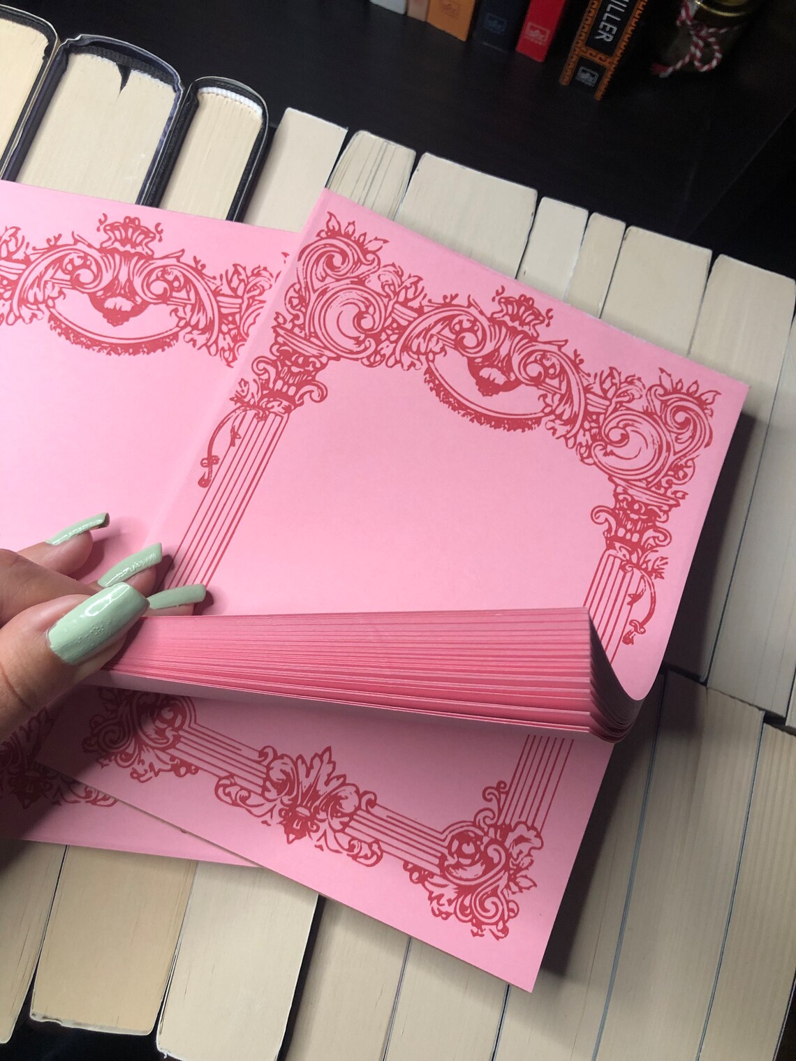 Vintage Notepad, Pink Notepad, Memo Notepad, Stationery Lover Gift ...