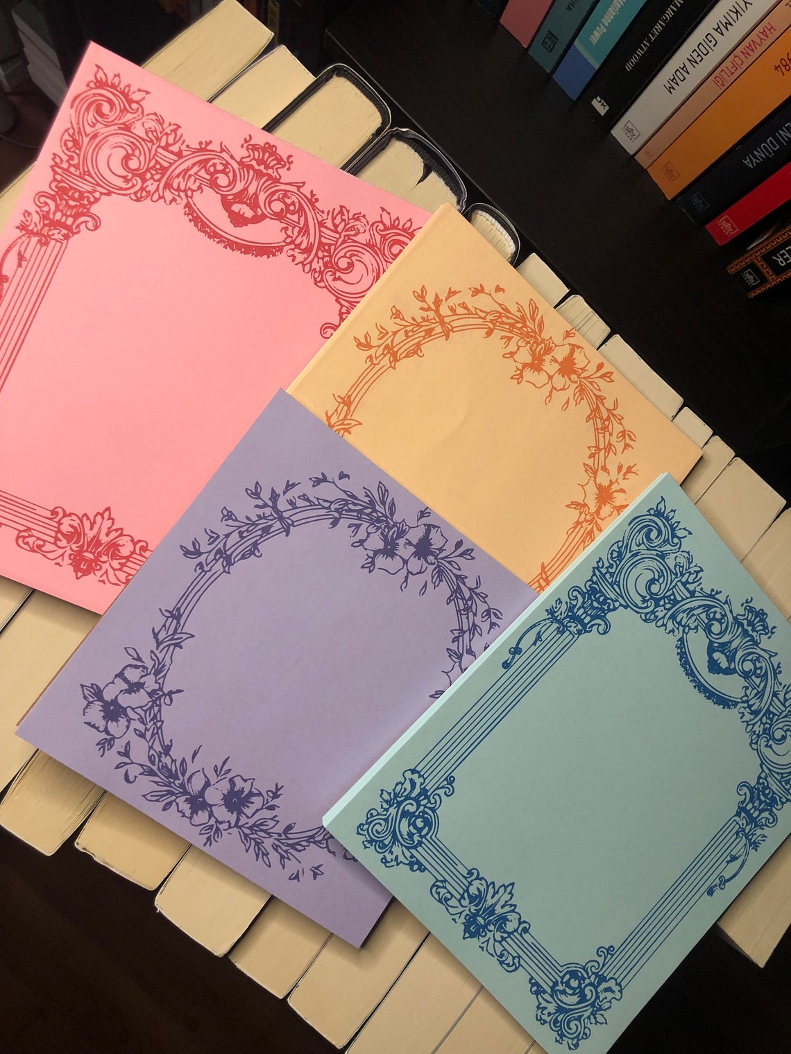 Vintage Notepad, Pink Notepad, Memo Notepad, Stationery Lover Gift ...