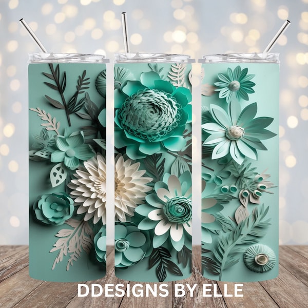 Mint Green Flower - Etsy