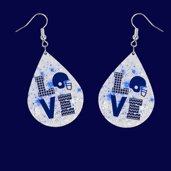 Football Earring Template - Etsy