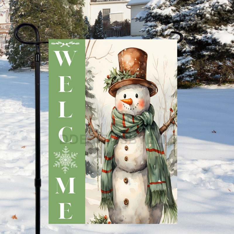Winter Garden Flags Png - Etsy