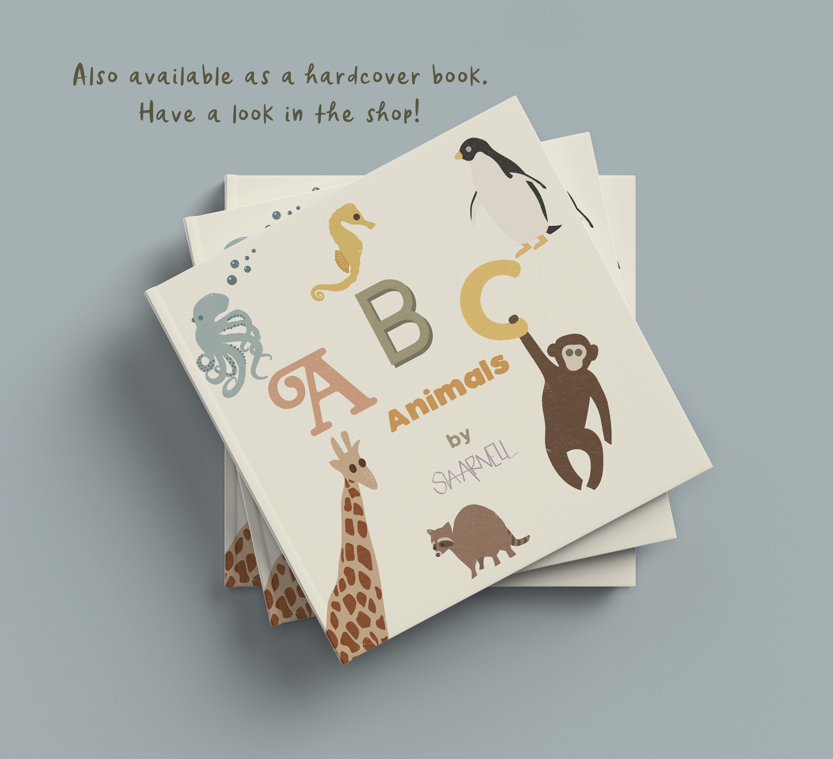 Alphabet Animals Book Childrens Abc Book Boho Alphabet - Etsy
