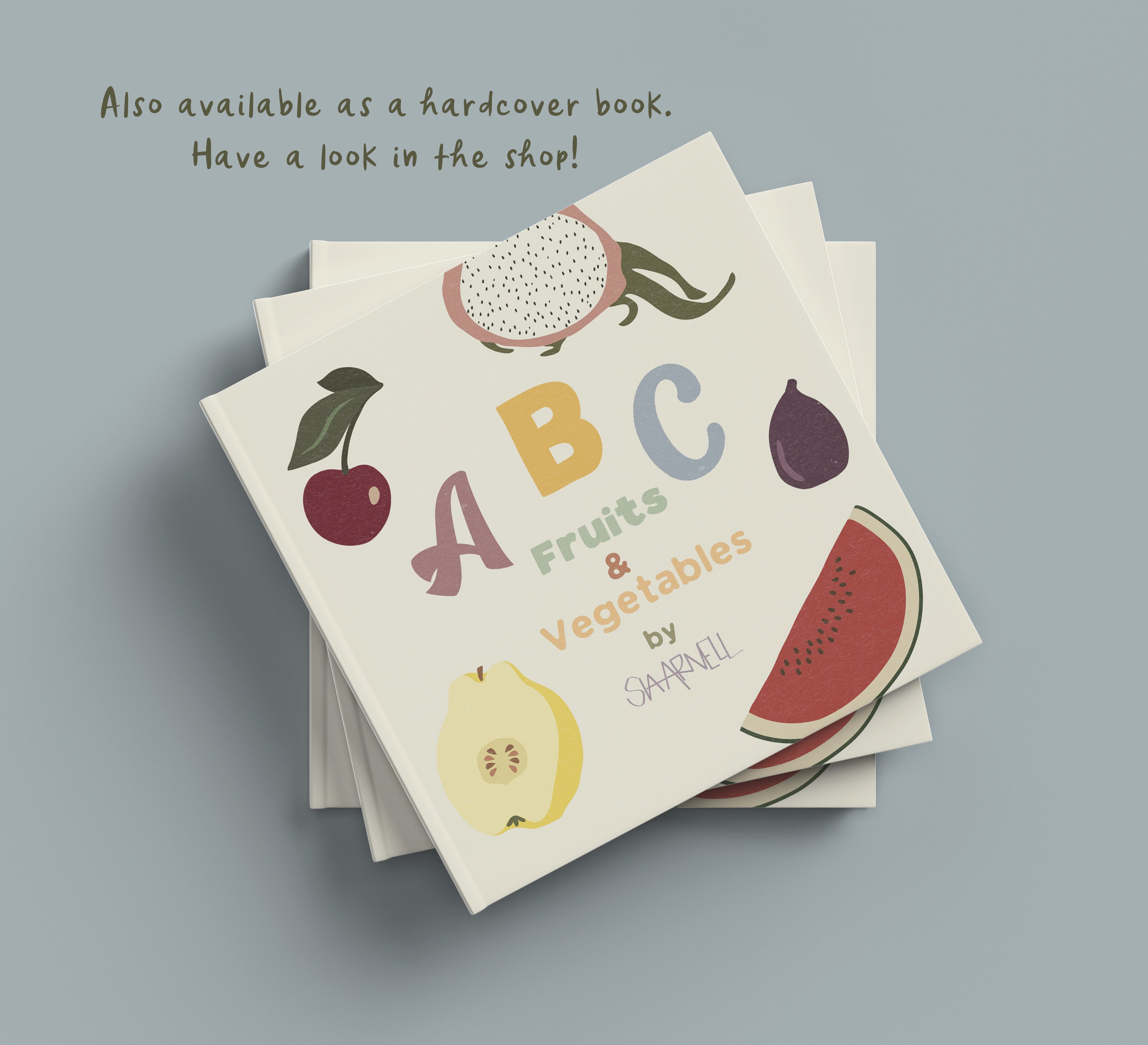ABC Book Fruits and Vegetables Childrens Picture Alphabet Book, Learn ...