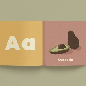 ABC Book Fruits and Vegetables Childrens Picture Alphabet Book, Learn ...