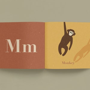 Alphabet Animals Book Childrens Abc Book, Boho Alphabet, Learn the Abc ...