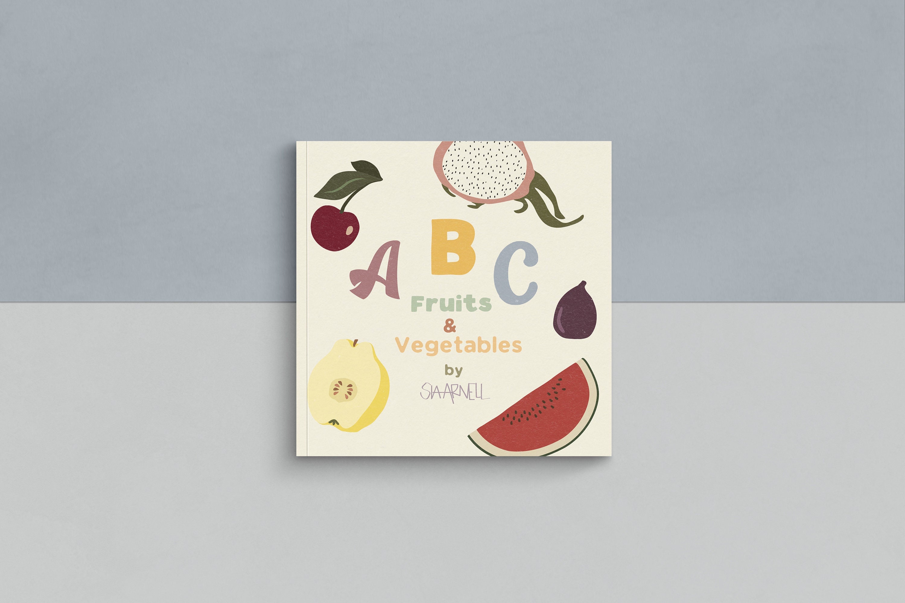 ABC Book Fruits and Vegetables Childrens Picture Alphabet Book, Learn ...
