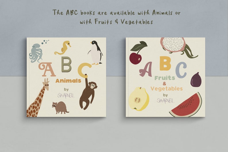 ABC Animals Book Childrens Alphabet Book, Learn the Abc, Baby's First ...