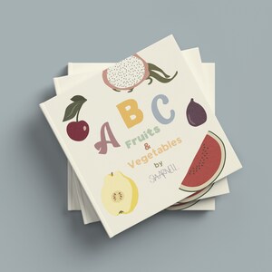 ABC Book Fruits and Vegetables - Childrens Alphabet Book, Learn the ...