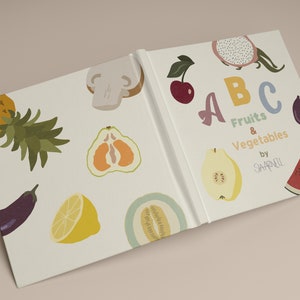 ABC Book Fruits and Vegetables - Childrens Alphabet Book, Learn the ...