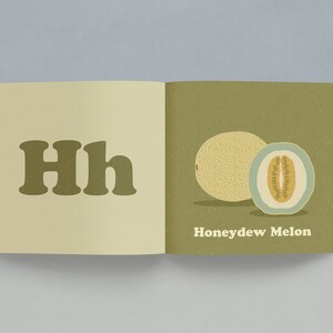 ABC Book Fruits and Vegetables Childrens Picture Alphabet Book, Learn ...