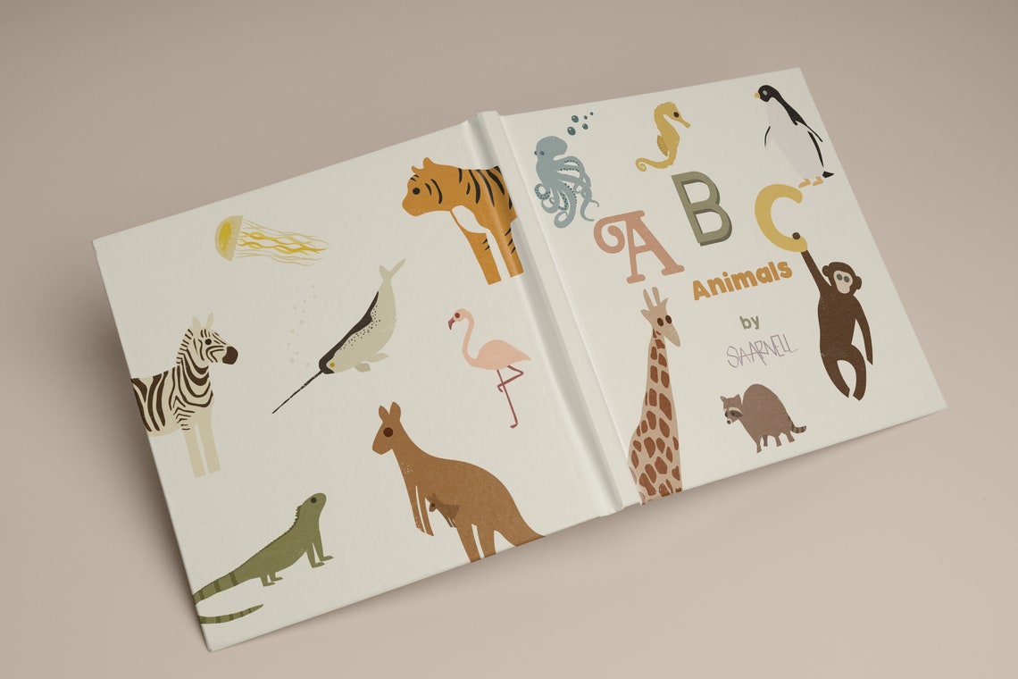 ABC Animals Book Childrens Alphabet Book, Learn the Abc, Baby's First ...