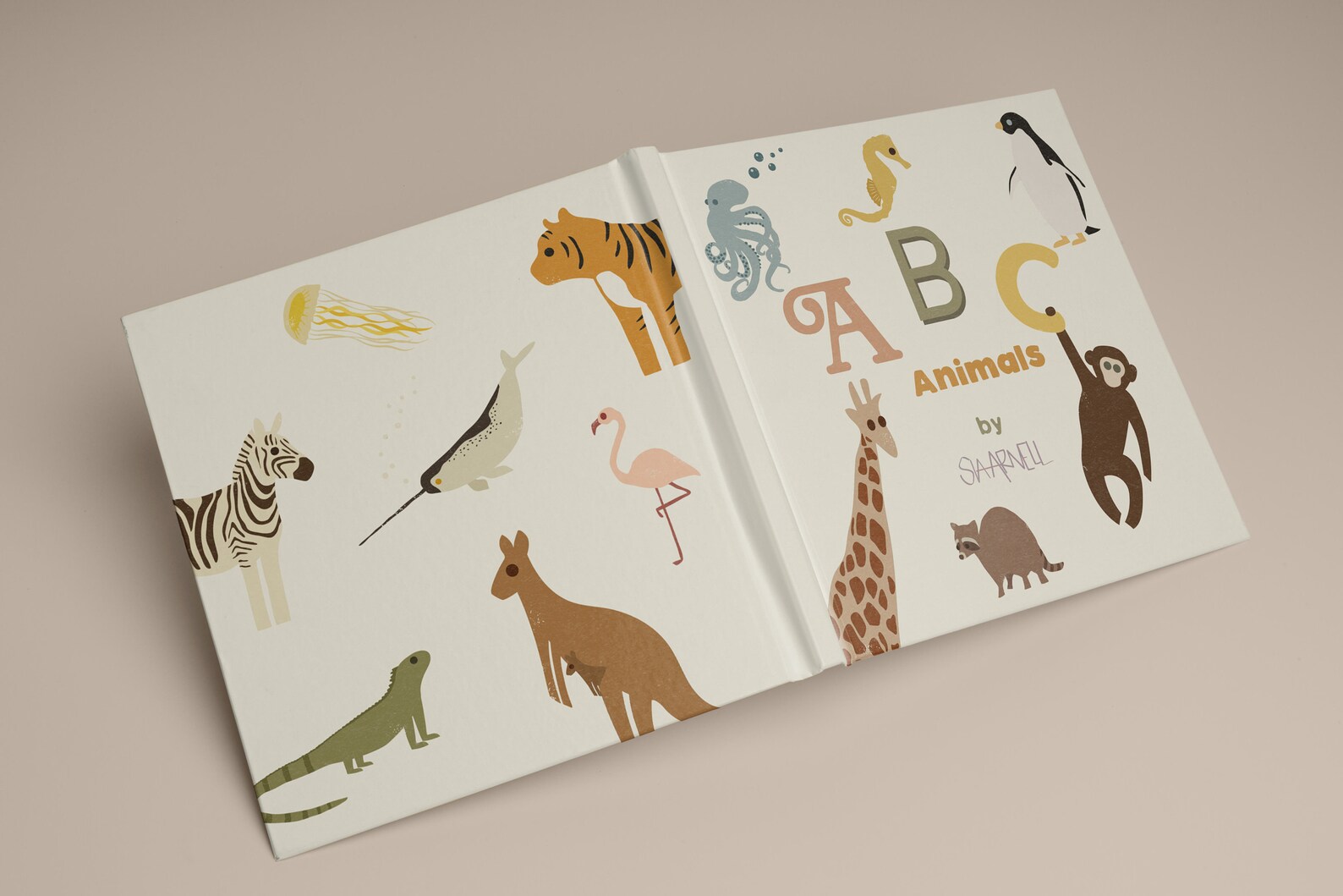 ABC Animals Book Childrens Alphabet Book, Learn the Abc, Baby's First ...
