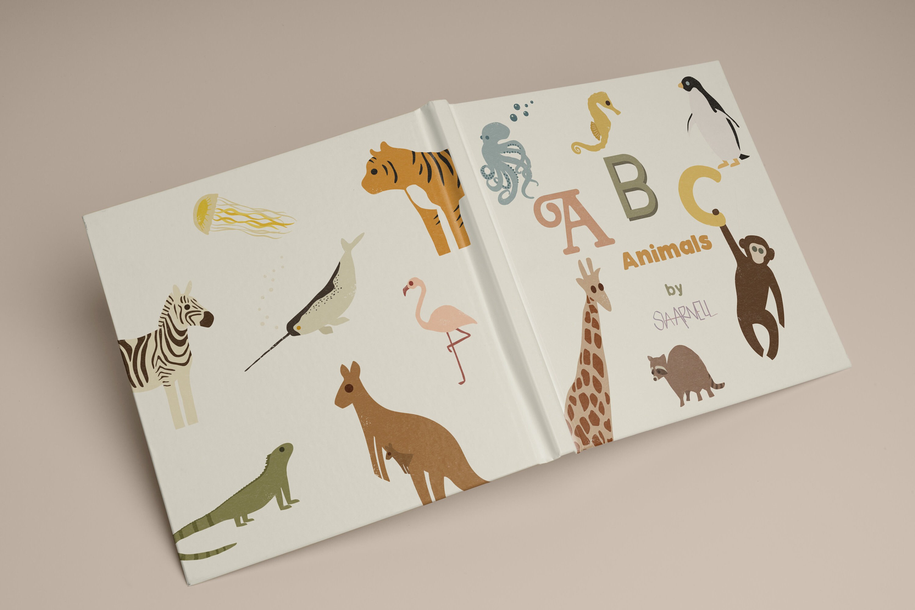 ABC Animals Book Childrens Alphabet Book, Learn the Abc, Baby's First ...