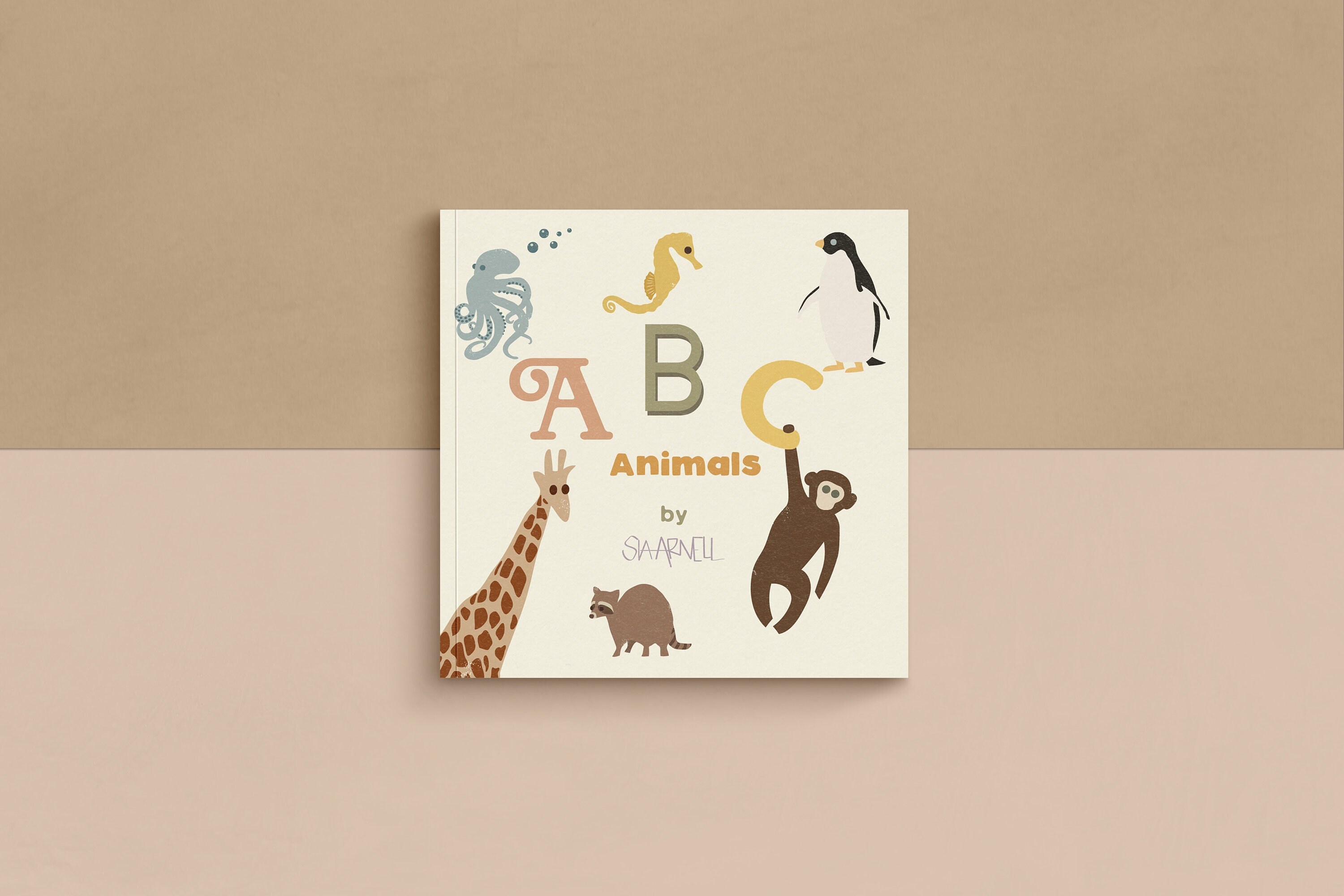 Alphabet Animals Book Childrens Abc Book Boho Alphabet - Etsy