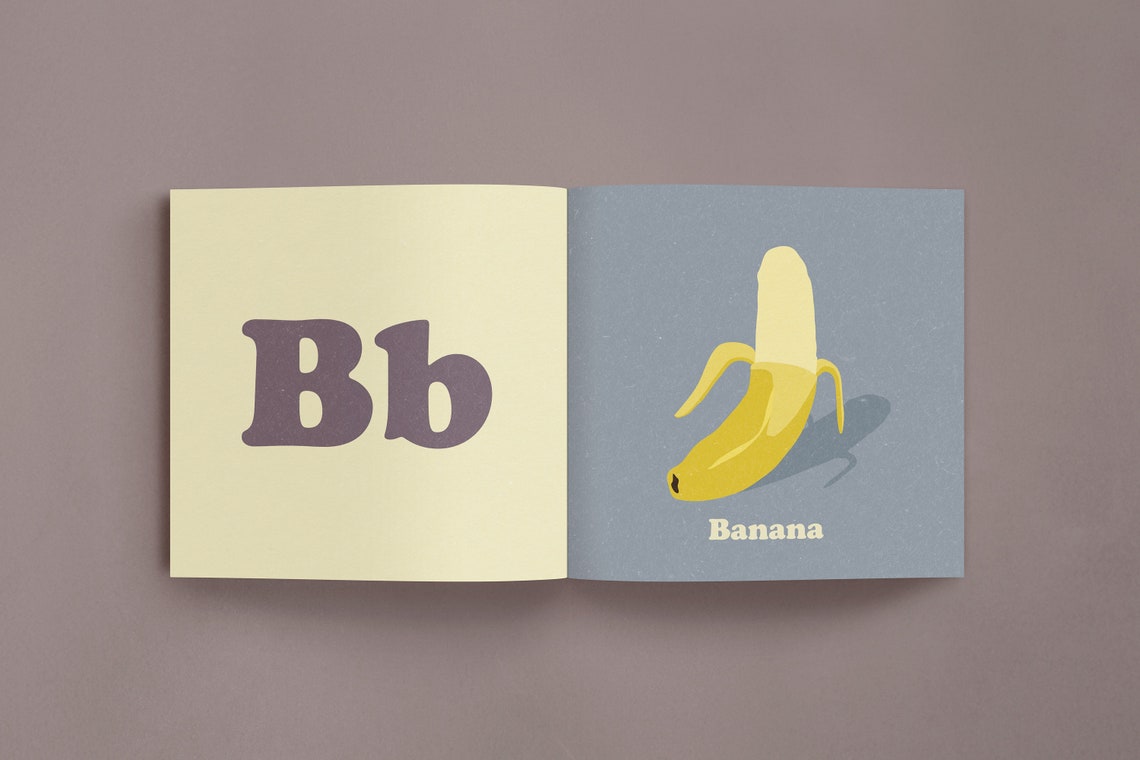 ABC Book Fruits and Vegetables Childrens Picture Alphabet - Etsy