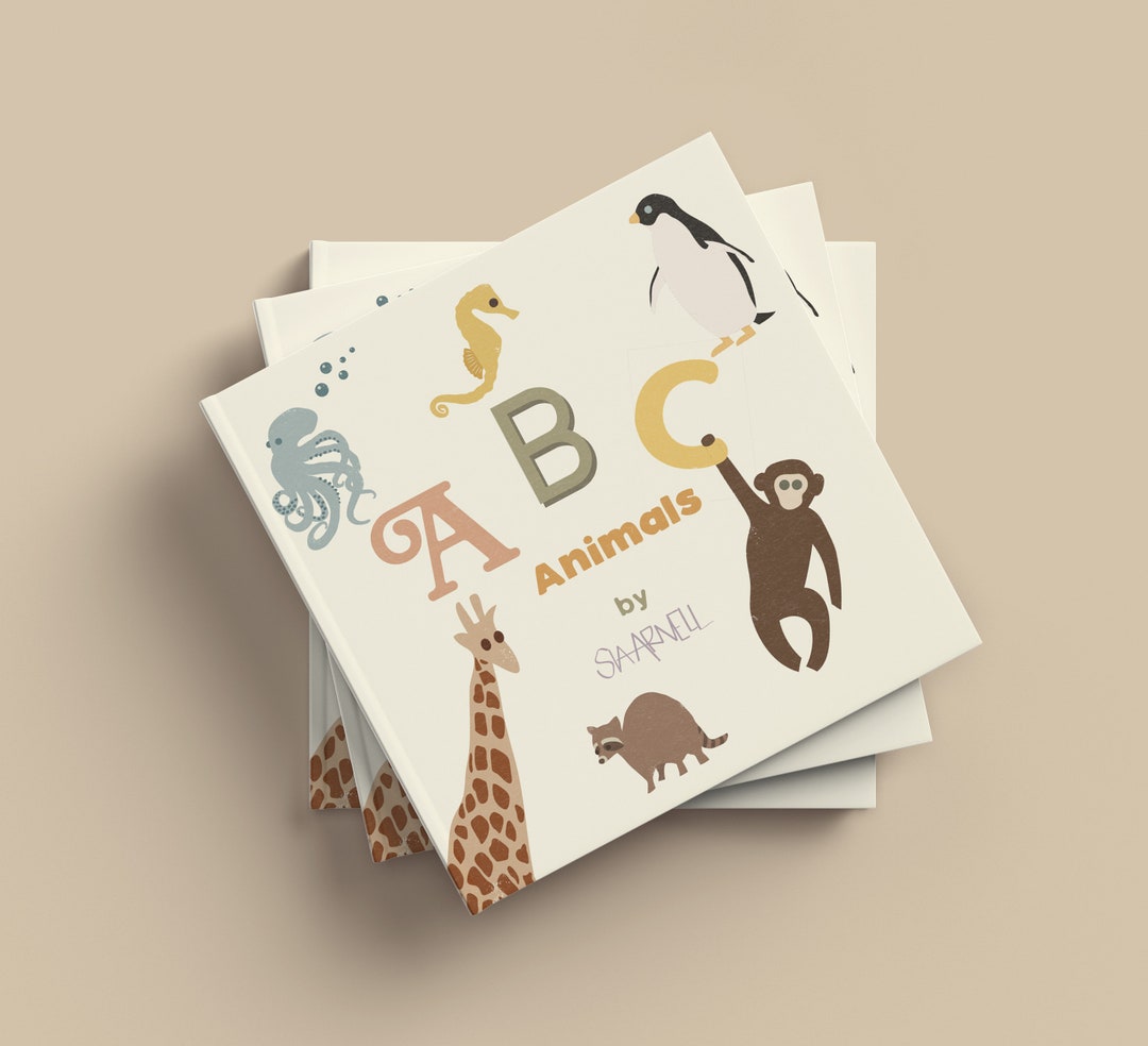 ABC Animals Book Childrens Alphabet Book, Learn the Abc, Baby's First ...