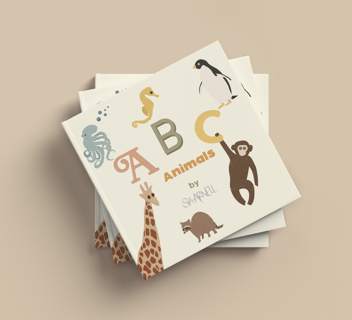 ABC Animals Book Childrens Alphabet Book, Learn the Abc, Baby's First ...