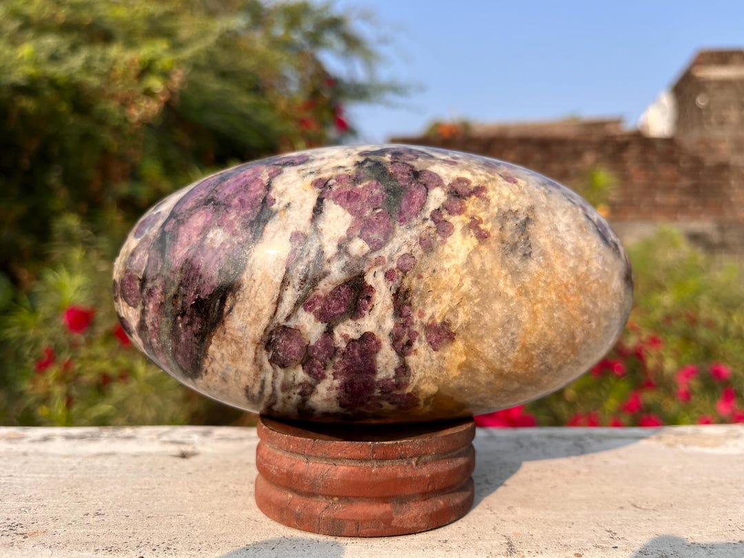 Handpicked 160 MM Ruby Corundum Matrix Stone Energy Balancing Decor - Etsy