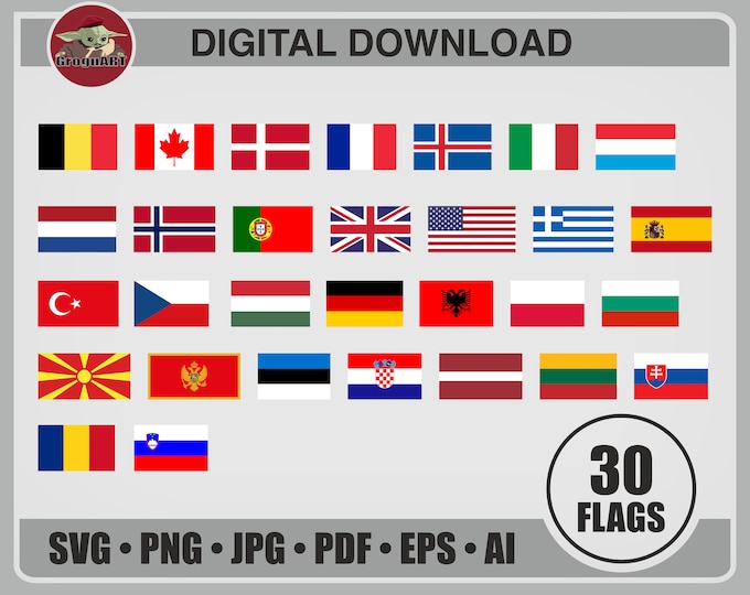 Southeast Asia Country Maps SVG Bundle Set - SEA Countries Nation ...