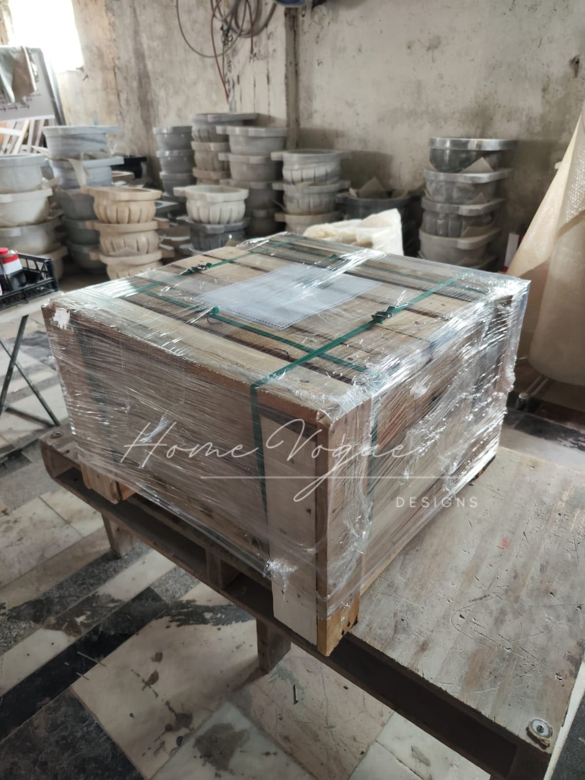 Tiny Powder Room Stone Sink, Natural Marble Vessel Bathroom Sink, Wall ...