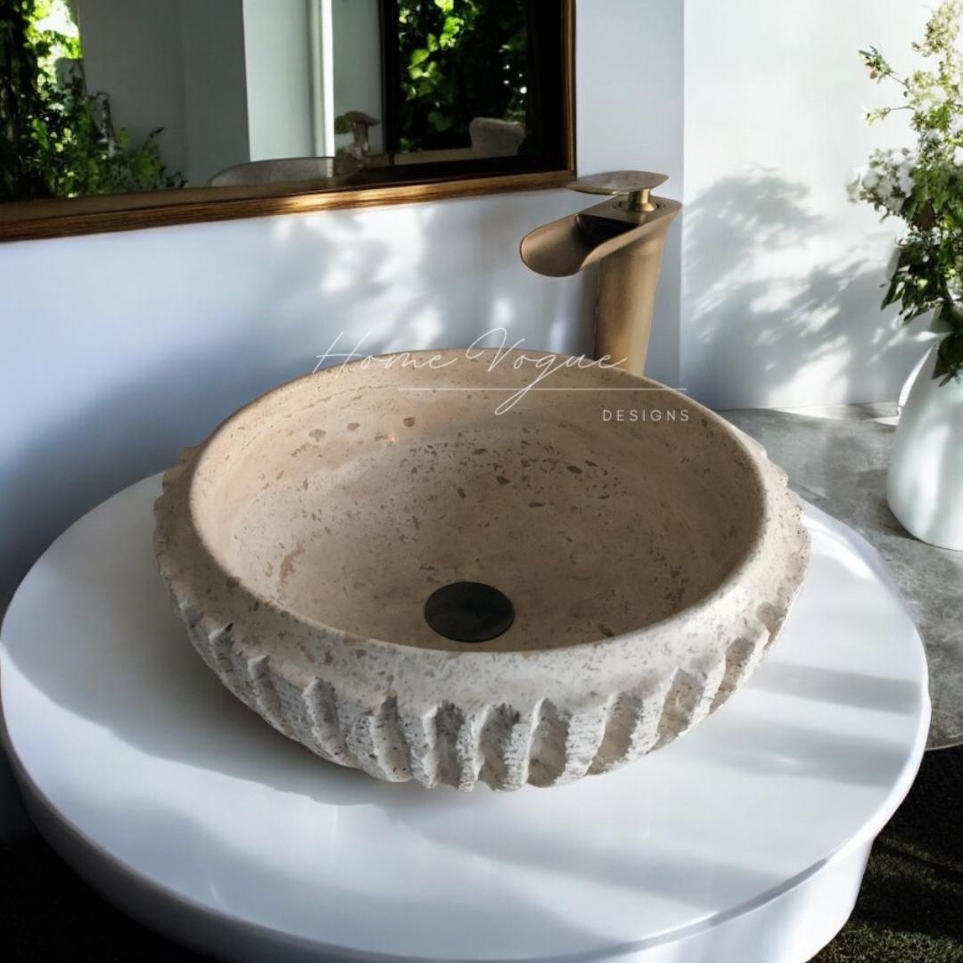 Round Vessel Sink, Beautiful Basin, Custom Made Sink, Circular Sink ...
