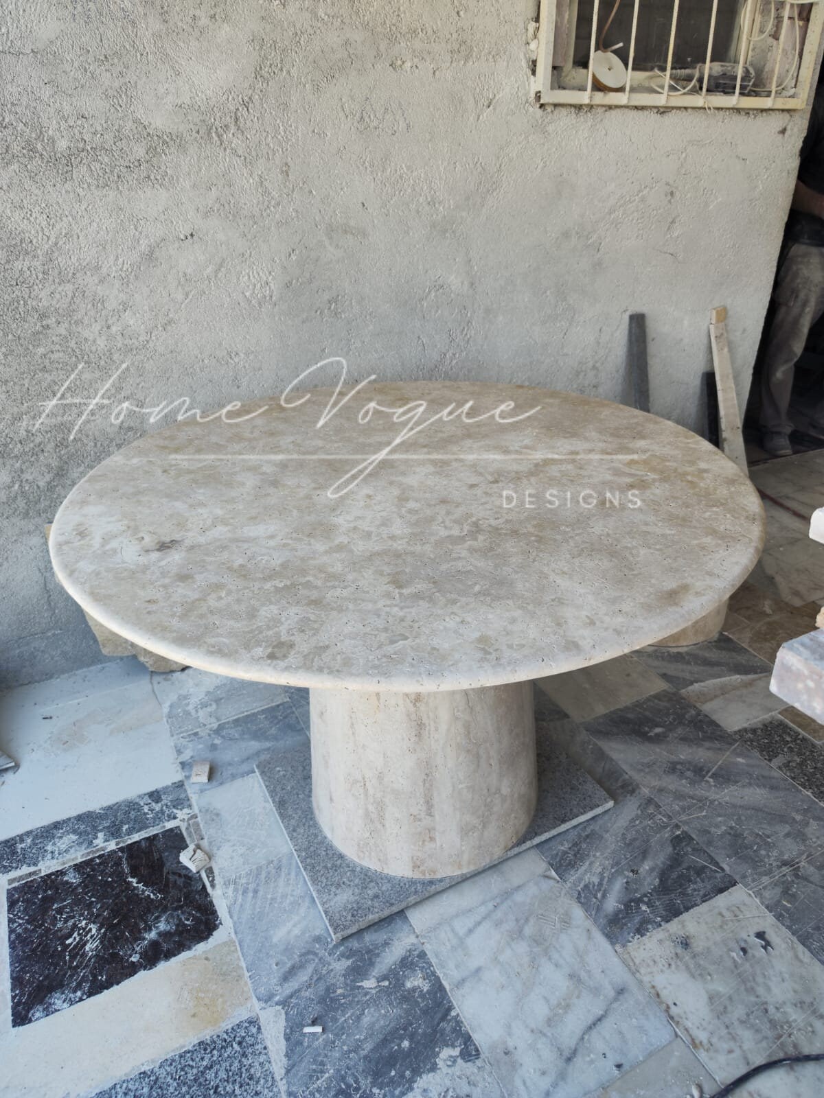 Custom Measurement Marble Dining Room Thanksgiving Table, Rounded Edge ...