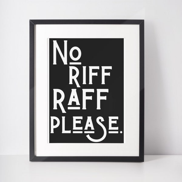 Riff Raff - Etsy