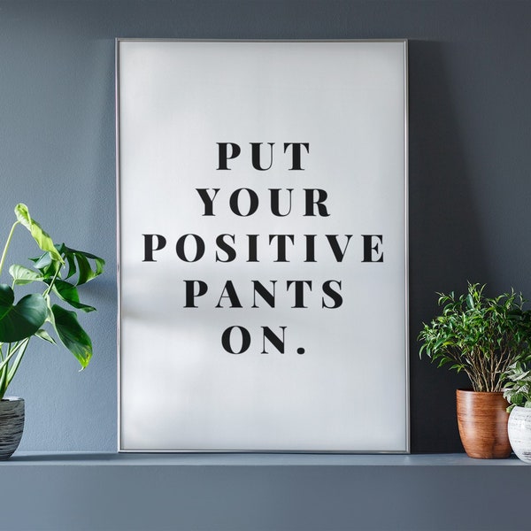 Positive Pants - Etsy