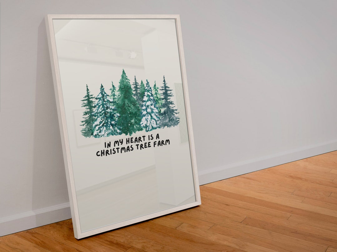 Taylor Swifts Christmas Tree Farm Inspired Print | Taylor Swift ...