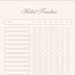 Printable Minimalist Pastel Pink Weekly Habit Tracker, Printable Habit ...