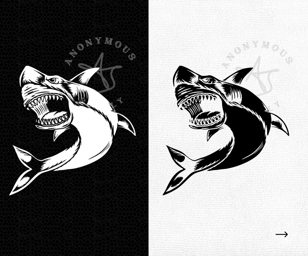 Shark SVG Jaws Svg Marine Svg Whale Svg Shark Tooth Fish - Etsy Singapore