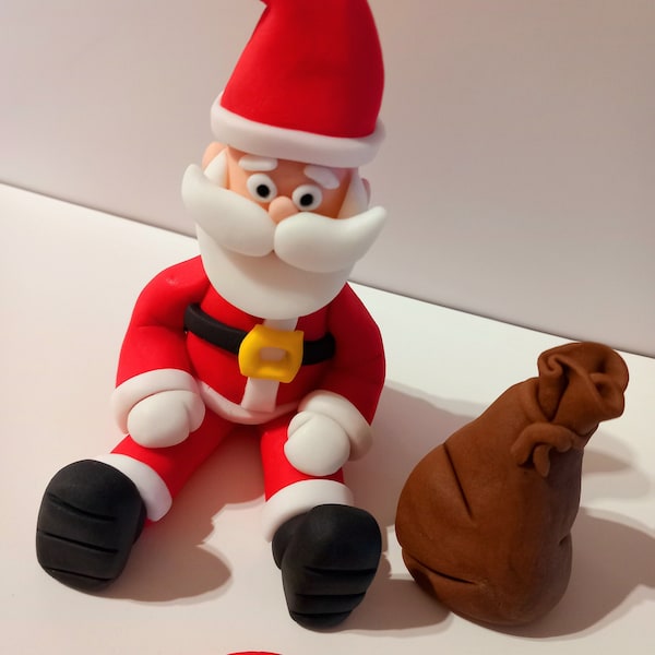 Fondant Santa - Etsy