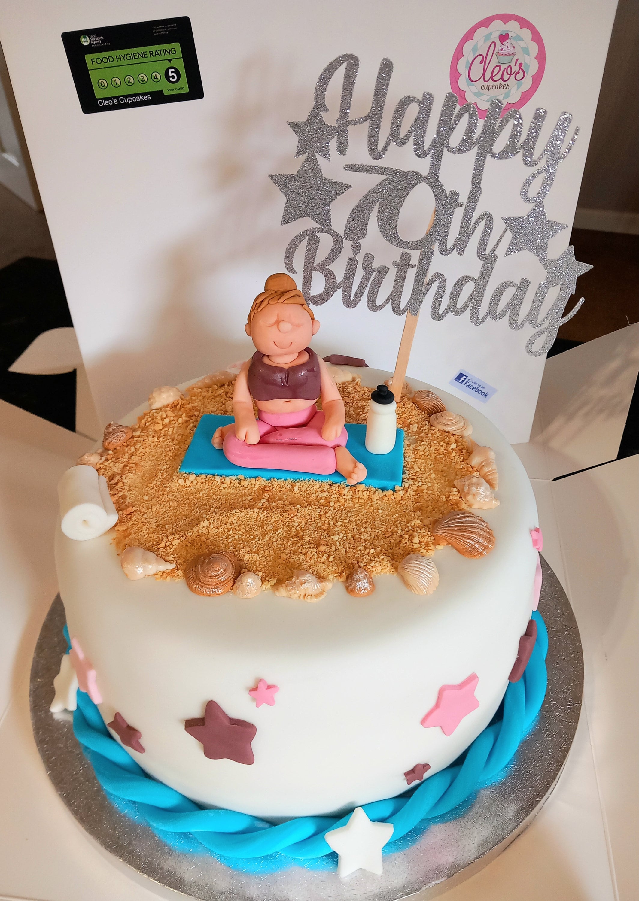 Handmade Edible Cake Topper Yoga Figure - Etsy
