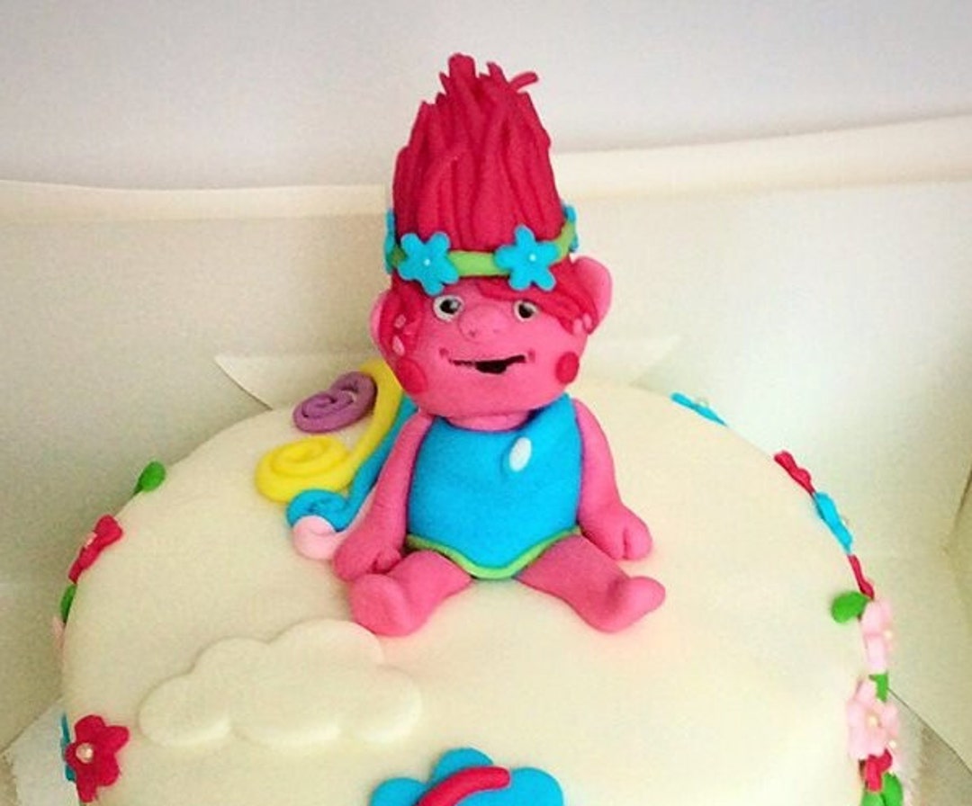 Handmade Unofficial Troll Cake Topper! Any Colour! - Etsy