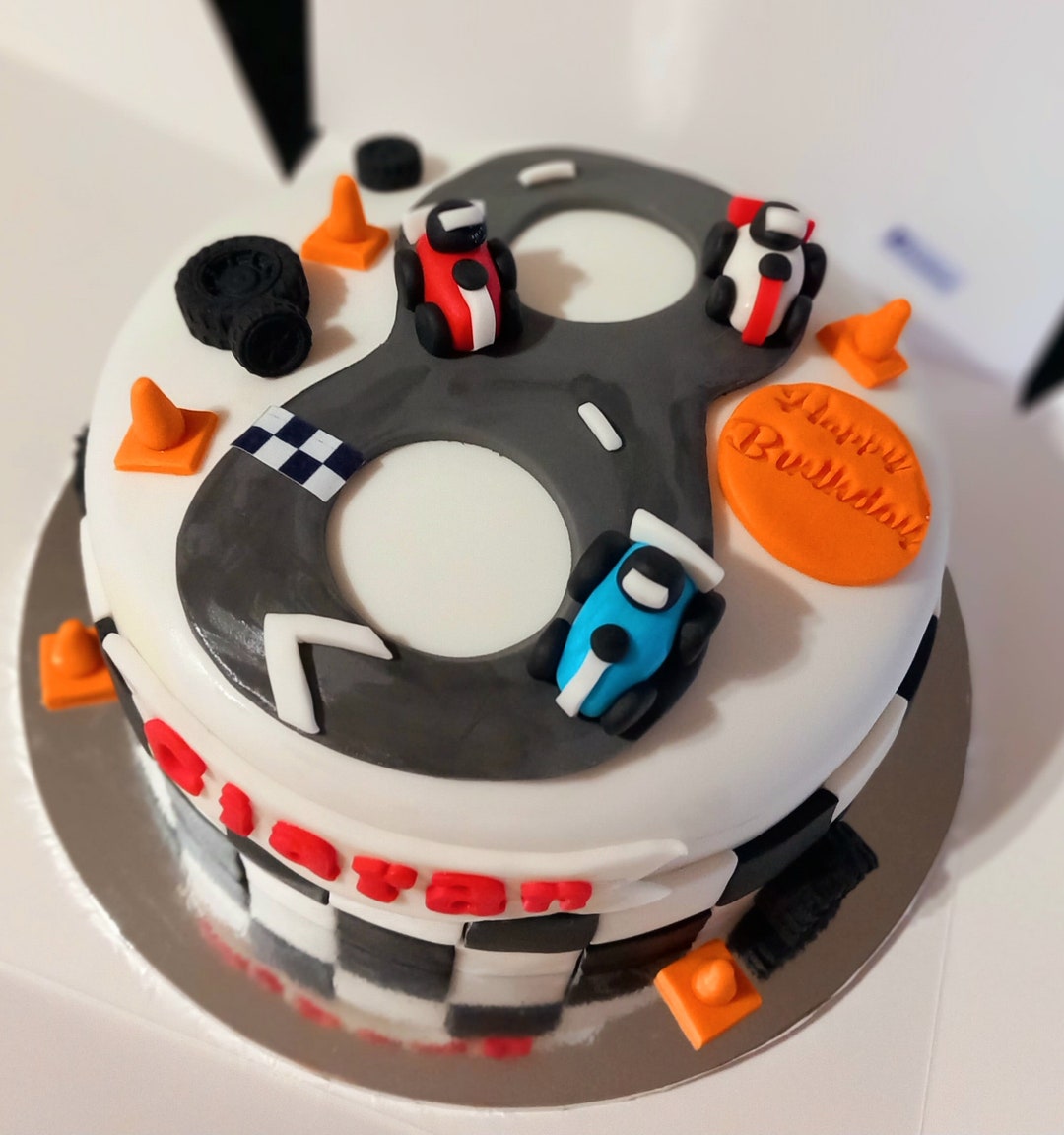 Edible Race Cars! Cake Toppers - Etsy