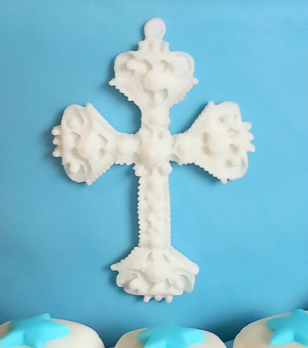 Fondant Holy Cross, Cake Topper, Edible - Etsy