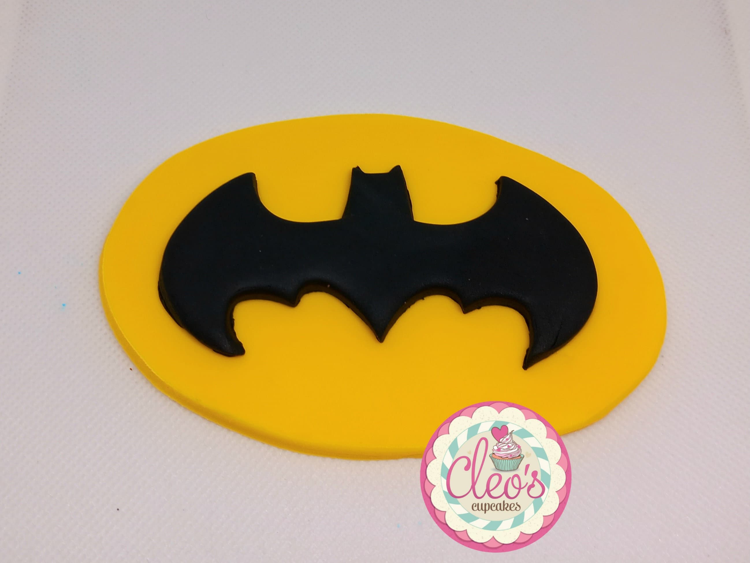 Bat Logo Edible Cake Topper - Etsy