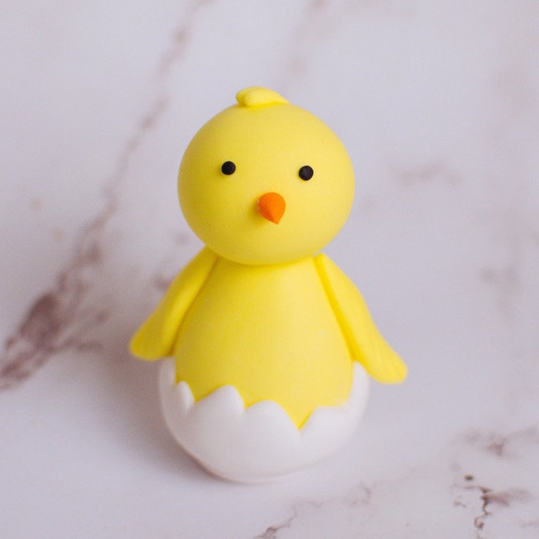 Handmade Chick Cake Topper - Etsy