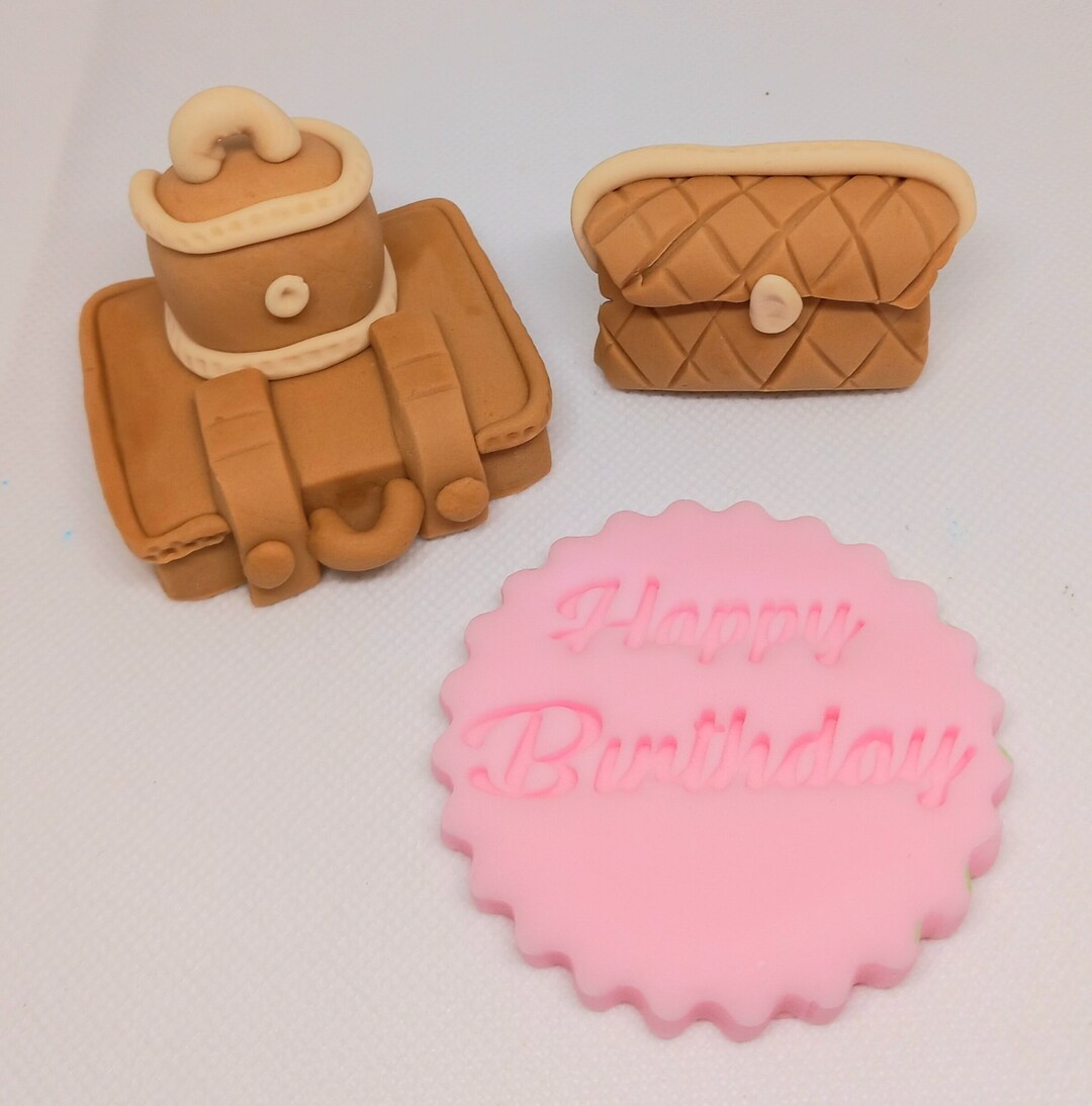 Handmade Cake Topper, Vanity Case, Suitcase/bags - Etsy