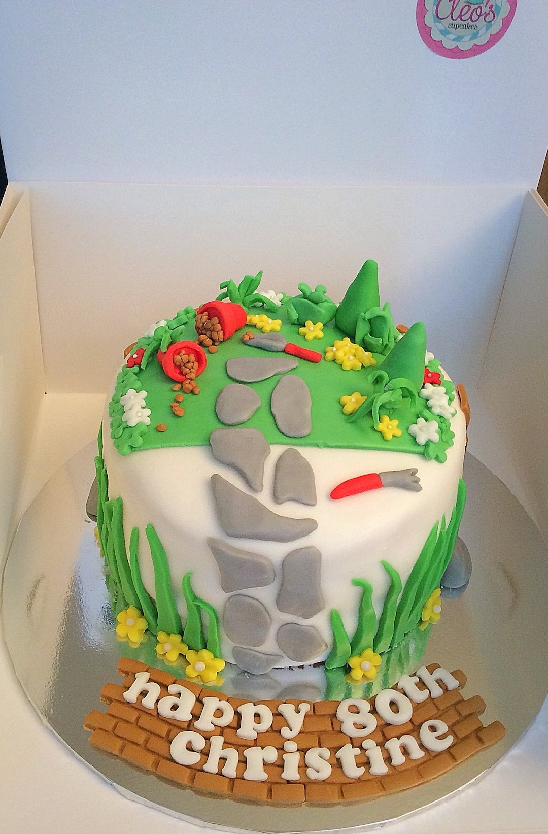 Garden Cake Toppers, Edible and Handmade - Etsy