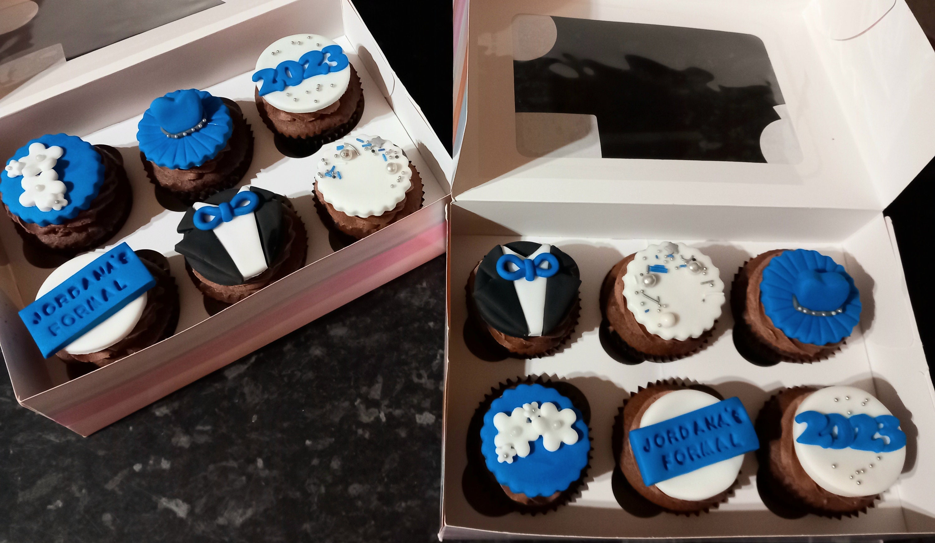Prom/formal Cupcake Toppers, Any Colour! - Etsy