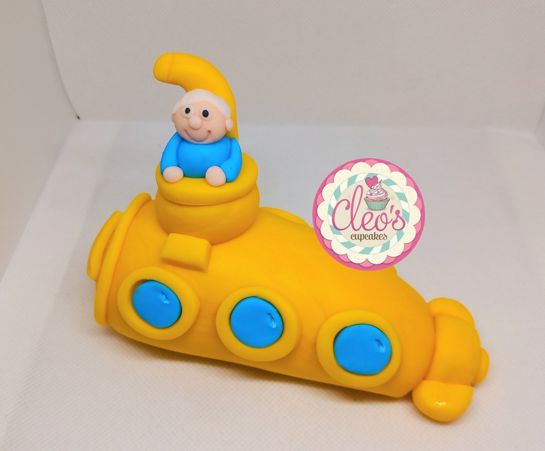 Handmade Submarine Cake Topper Edible - Etsy