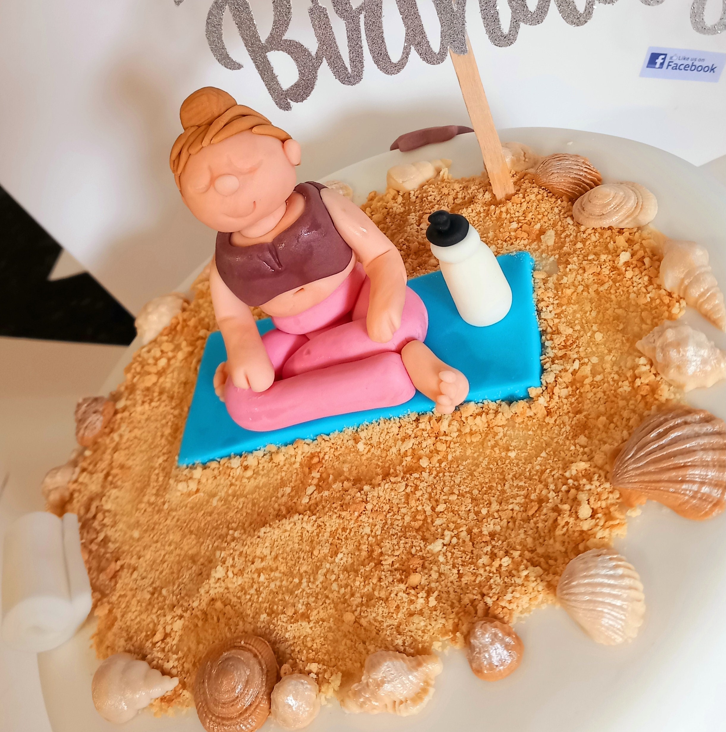 Handmade Edible Cake Topper Yoga Figure - Etsy