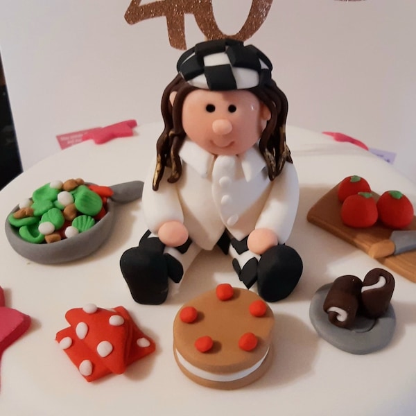 Chef Cake Topper - Etsy