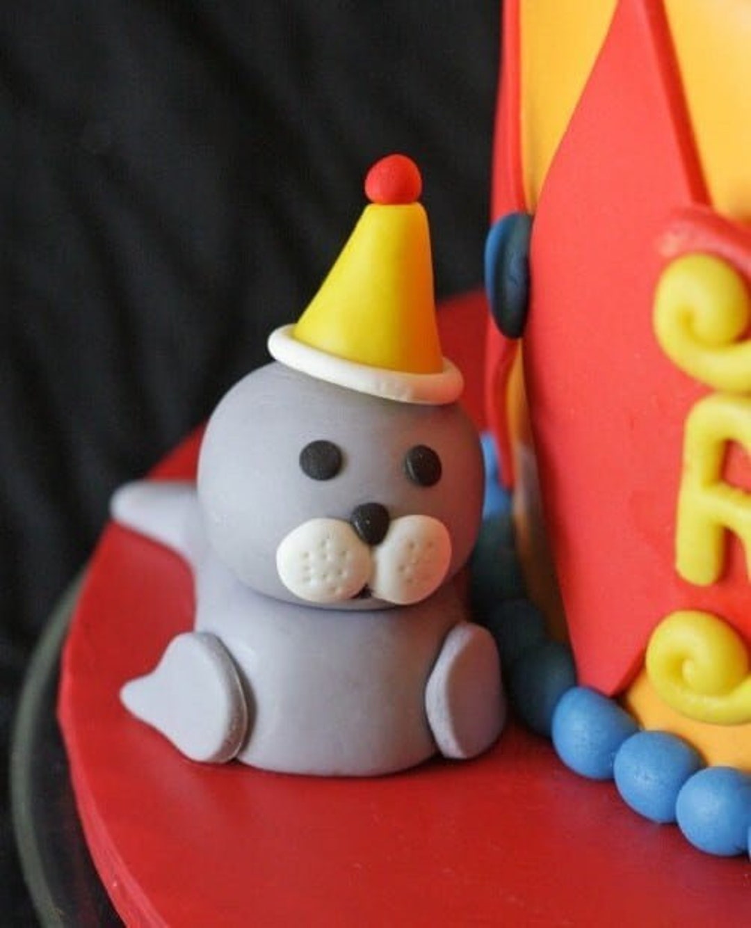 Handmade Seal Edible Fondant Cake Topper - Etsy