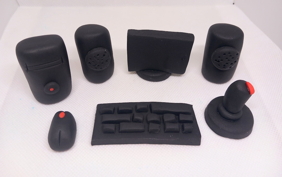 PC Gaming Fondant Edible Cake Toppers - Etsy