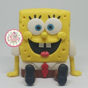 Sponge Character Cake Topper - Etsy
