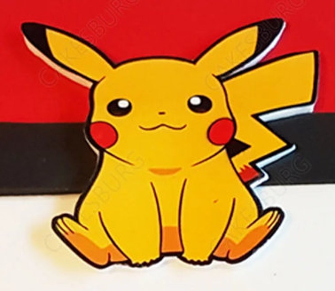 Edible Image Cake Topper Pikachu - Etsy