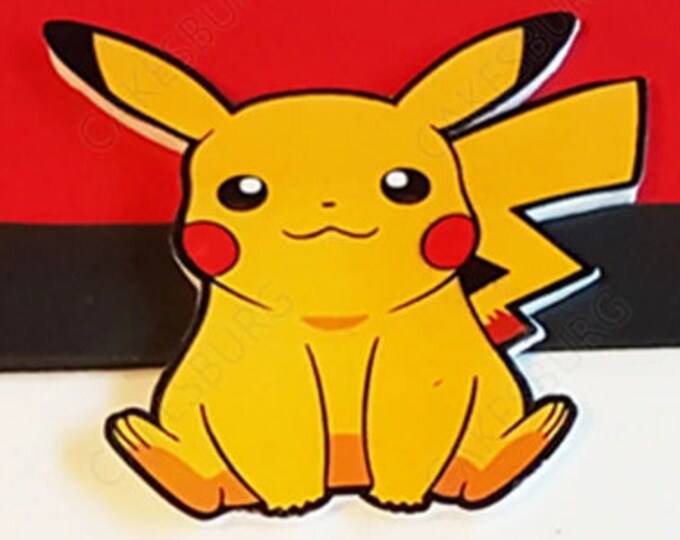 Edible Image Cake Topper Pikachu - Etsy UK