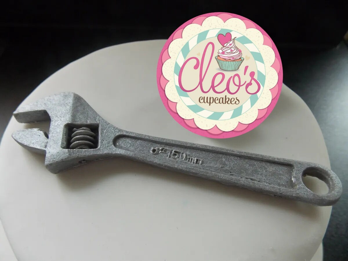 Large Edible Fondant Spanner Cake Topper 14cm! - Etsy